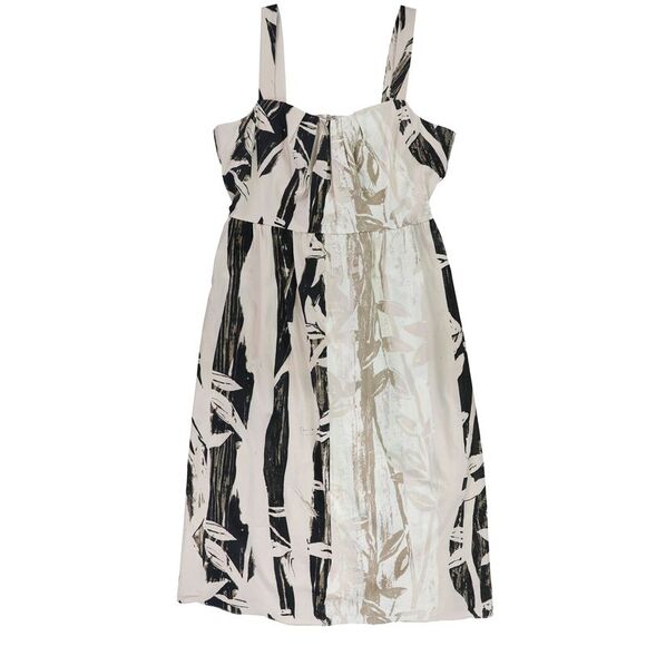 Alfani | Dresses | Alfani Womens Leaf Print Aline Dress Beige Nwt ...